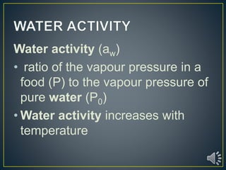 Water and moisture | PPTX