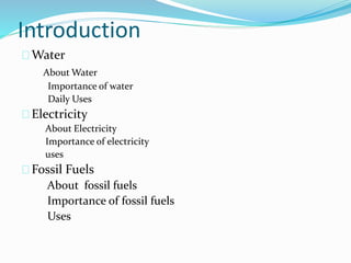 Important Source of Life | PPTX