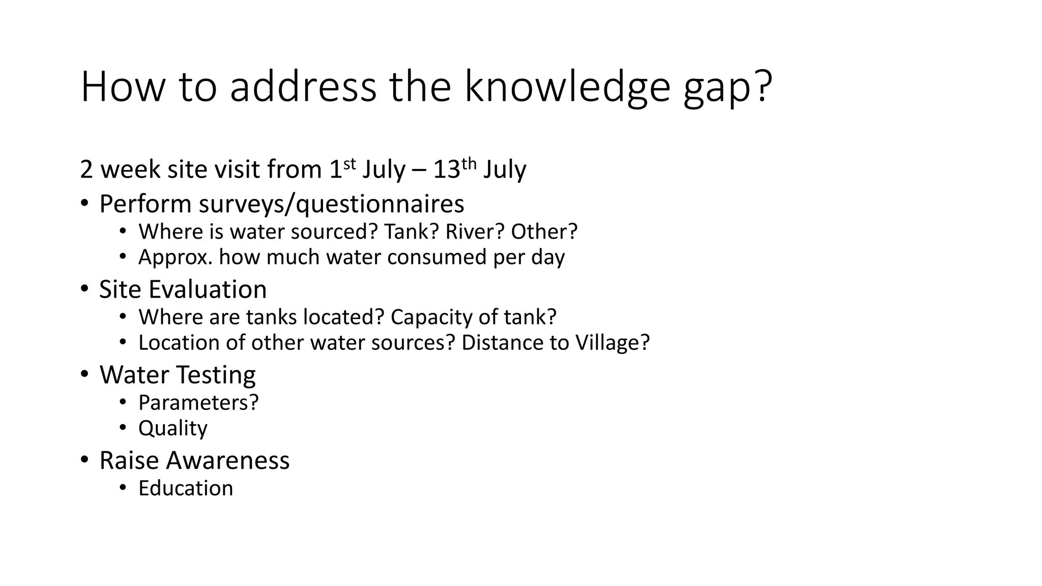 Water and Sanitation in the Fiji Islands - Barotu Village | PDF