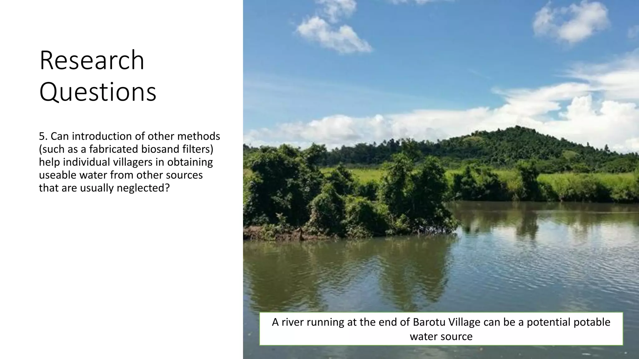 Water and Sanitation in the Fiji Islands - Barotu Village | PDF