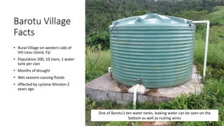 Water and Sanitation in the Fiji Islands - Barotu Village | PDF