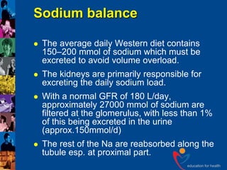Water and sodium balance dr onu em | PPT