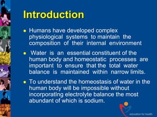 Water and sodium balance dr onu em | PPTX