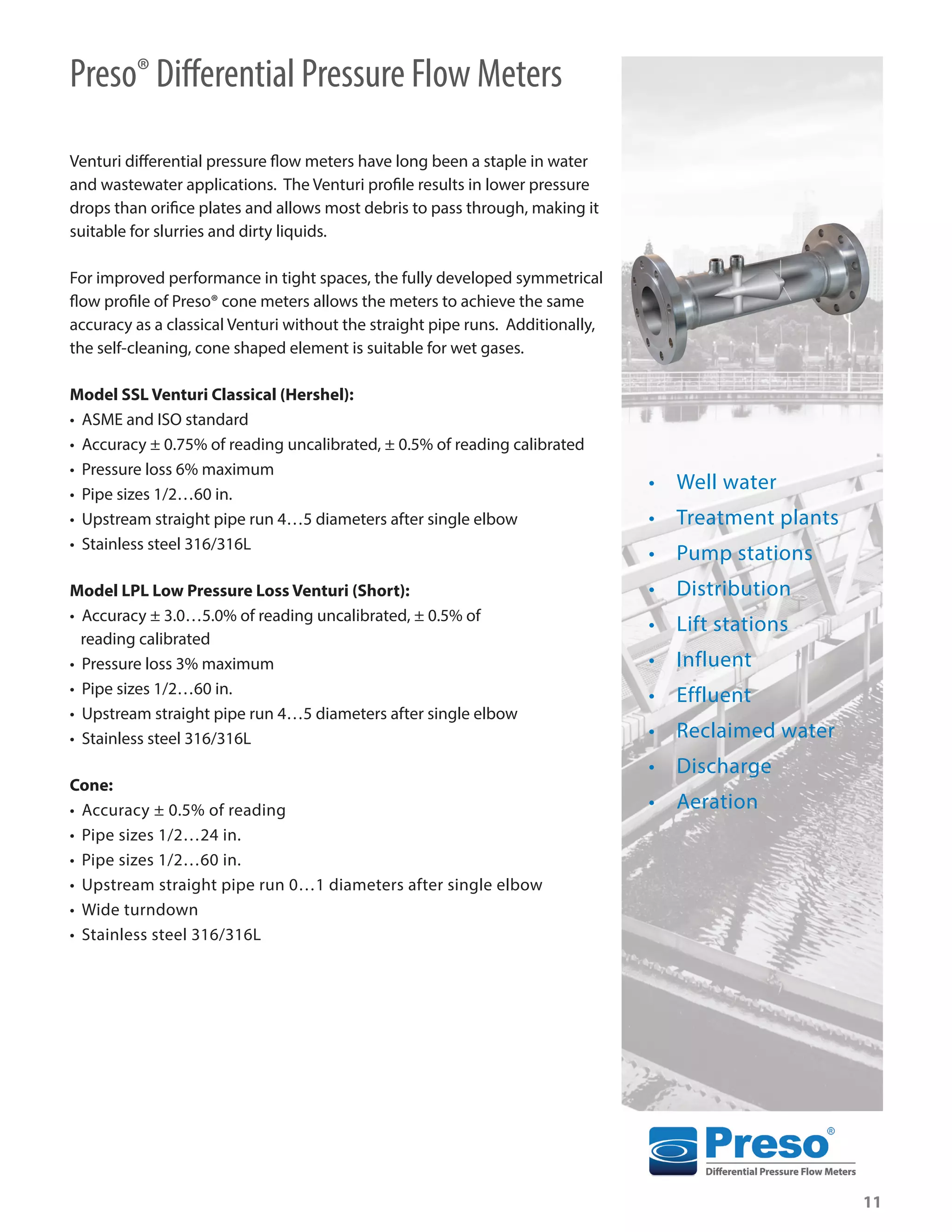 Water and wastewater brochure badger meter | PDF