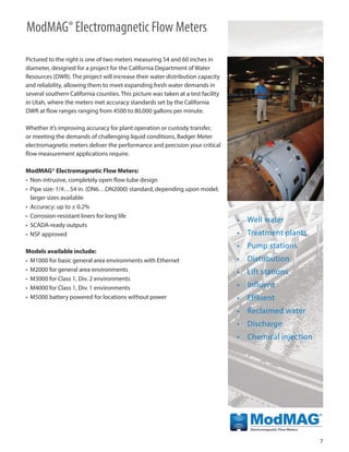 Water and wastewater brochure badger meter | PDF