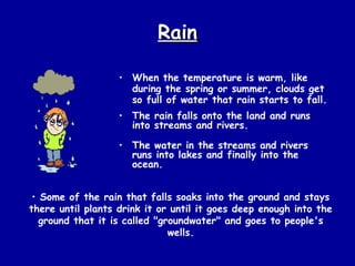 Water and water cycle for clil lessons at primary schools | PPT