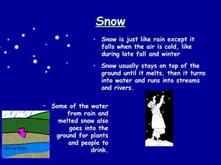 Water and water cycle for clil lessons at primary schools | PPT