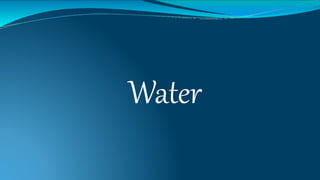 Water and Water Cycle PowerPoint Presentation | PPTX