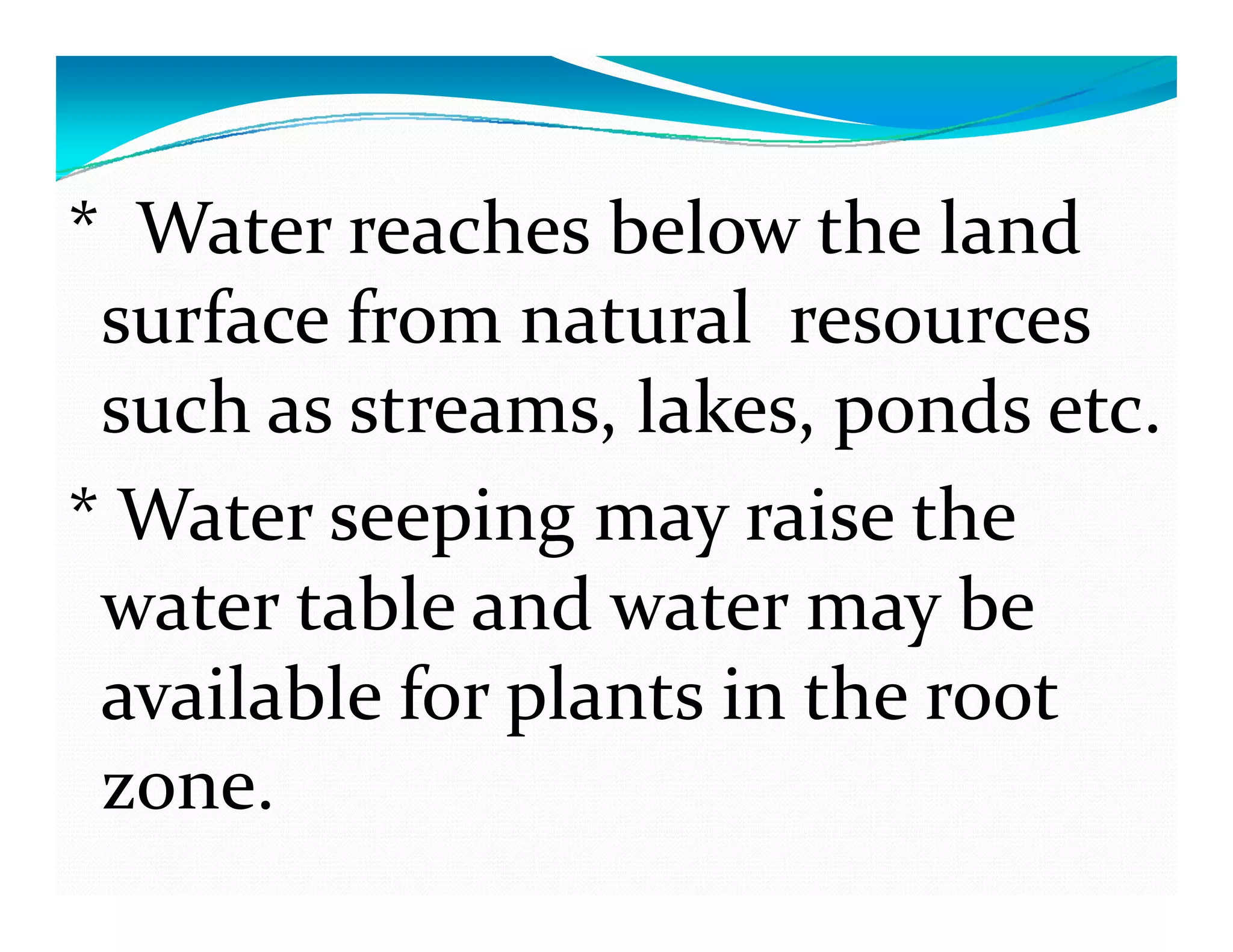 Water application methods (part – i) | PDF
