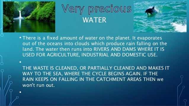 Renewable Resources Water