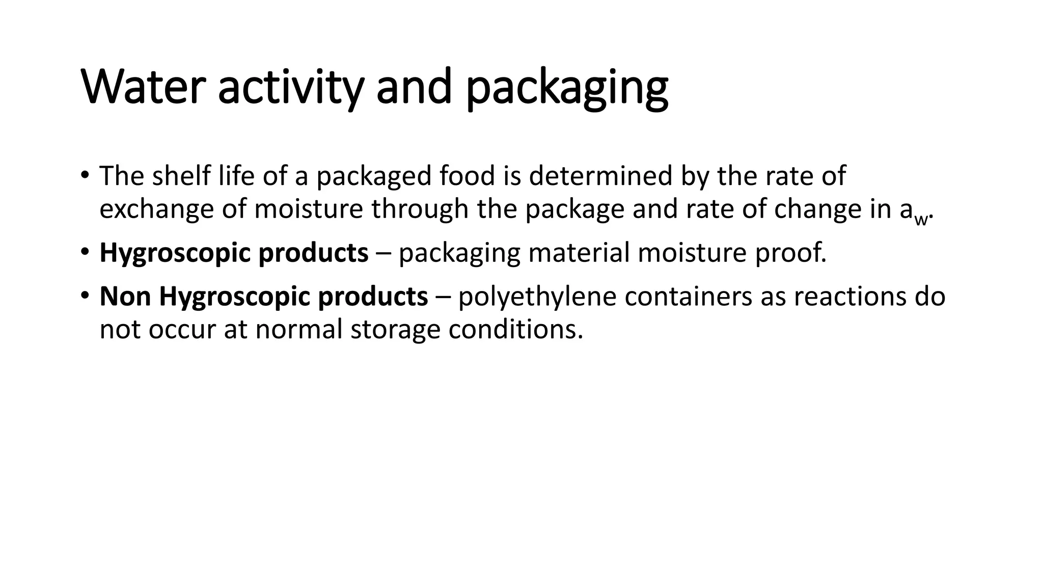 Water - as a nutrient in foods | PPTX