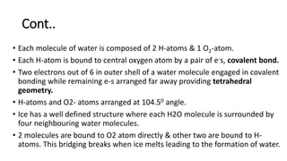 Water - as a nutrient in foods | PPTX