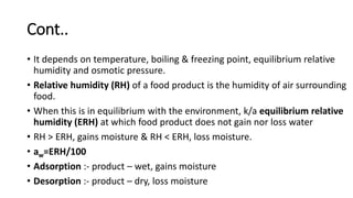 Water - as a nutrient in foods | PPTX