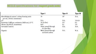 WATER AS A SOLVENT, REAGENT GRADE CHEMICAL.pptx