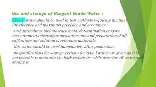 WATER AS A SOLVENT, REAGENT GRADE CHEMICAL.pptx