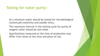 WATER AS A SOLVENT, REAGENT GRADE CHEMICAL.pptx