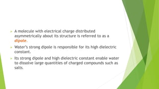 WATER AS A SOLVENT, REAGENT GRADE CHEMICAL.pptx