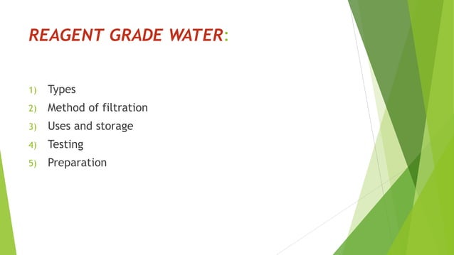 WATER AS A SOLVENT, REAGENT GRADE CHEMICAL.pptx