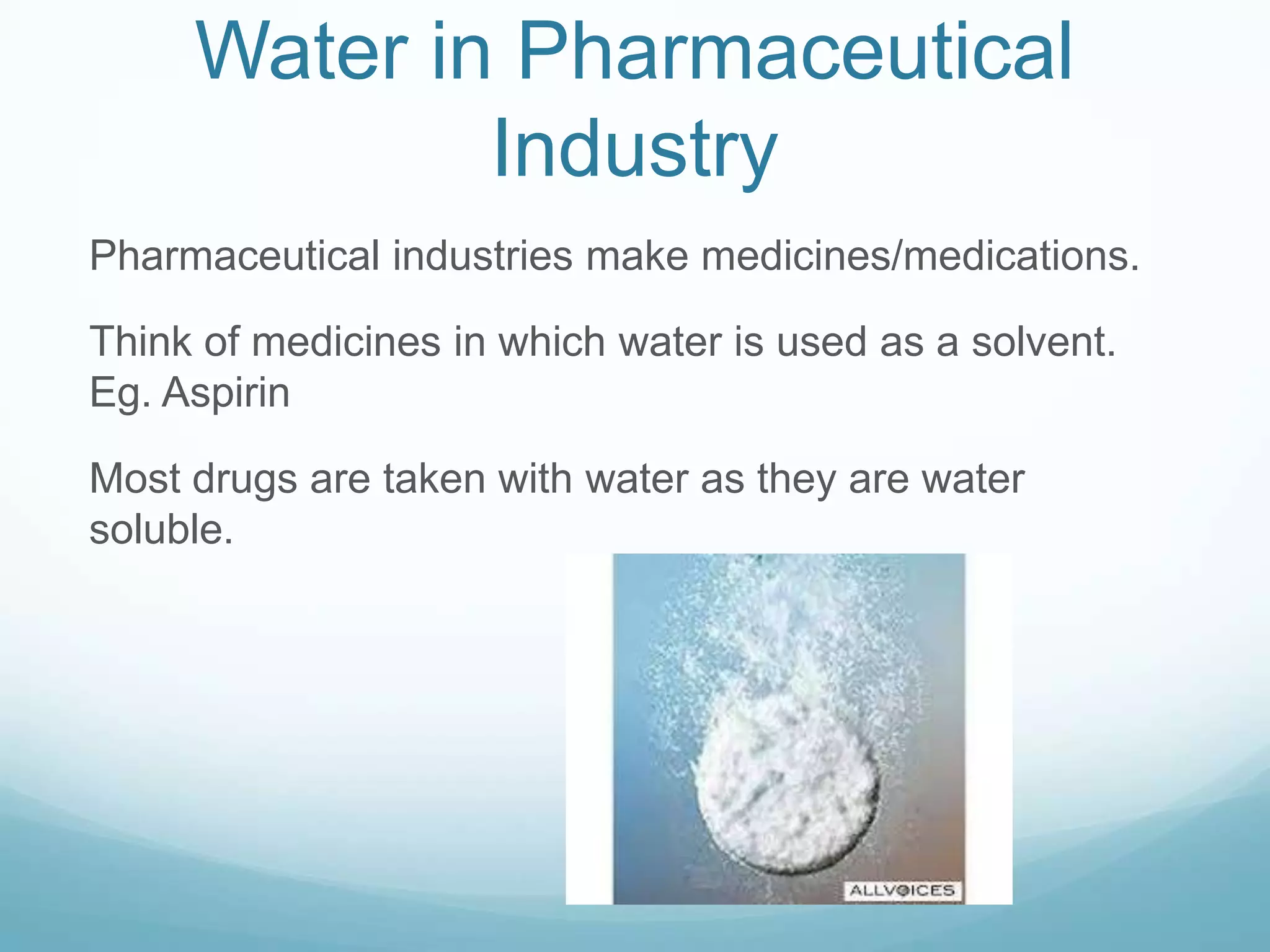 Water as solvent | PPTX
