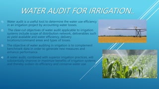 water audit project...pptx