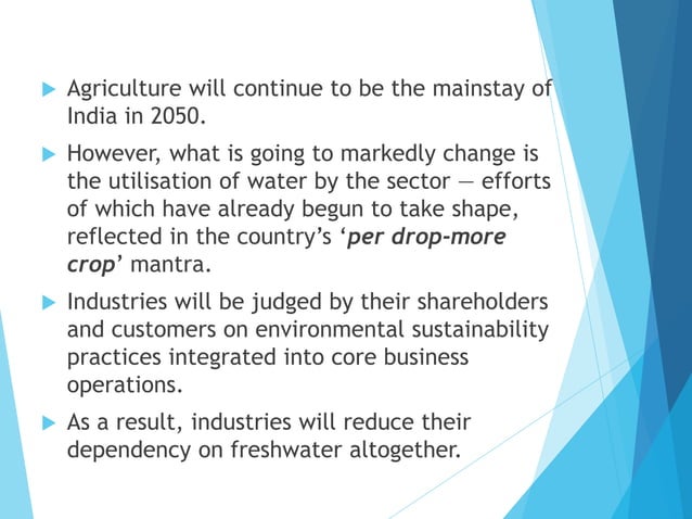Water availability: global and indian scenarios | PPTX | Chemistry | Science