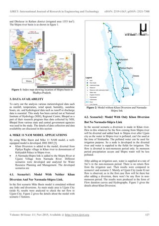 Water availability assessment in shipra river | PDF