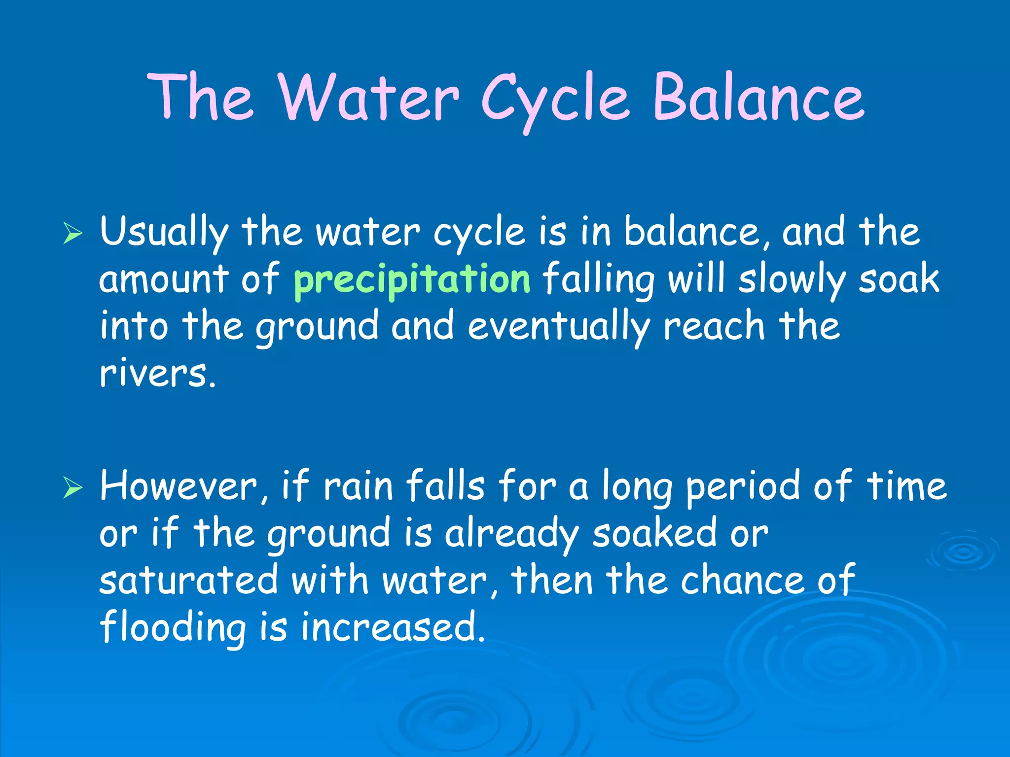 Water Balance Analysis | PDF