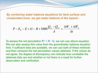 Water Balance Analysis | PPT