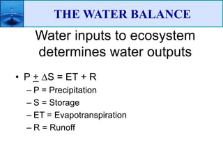 Water balance.ppt