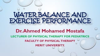 Water Balance and Exercise Performance lecture 2022-2023.pptx
