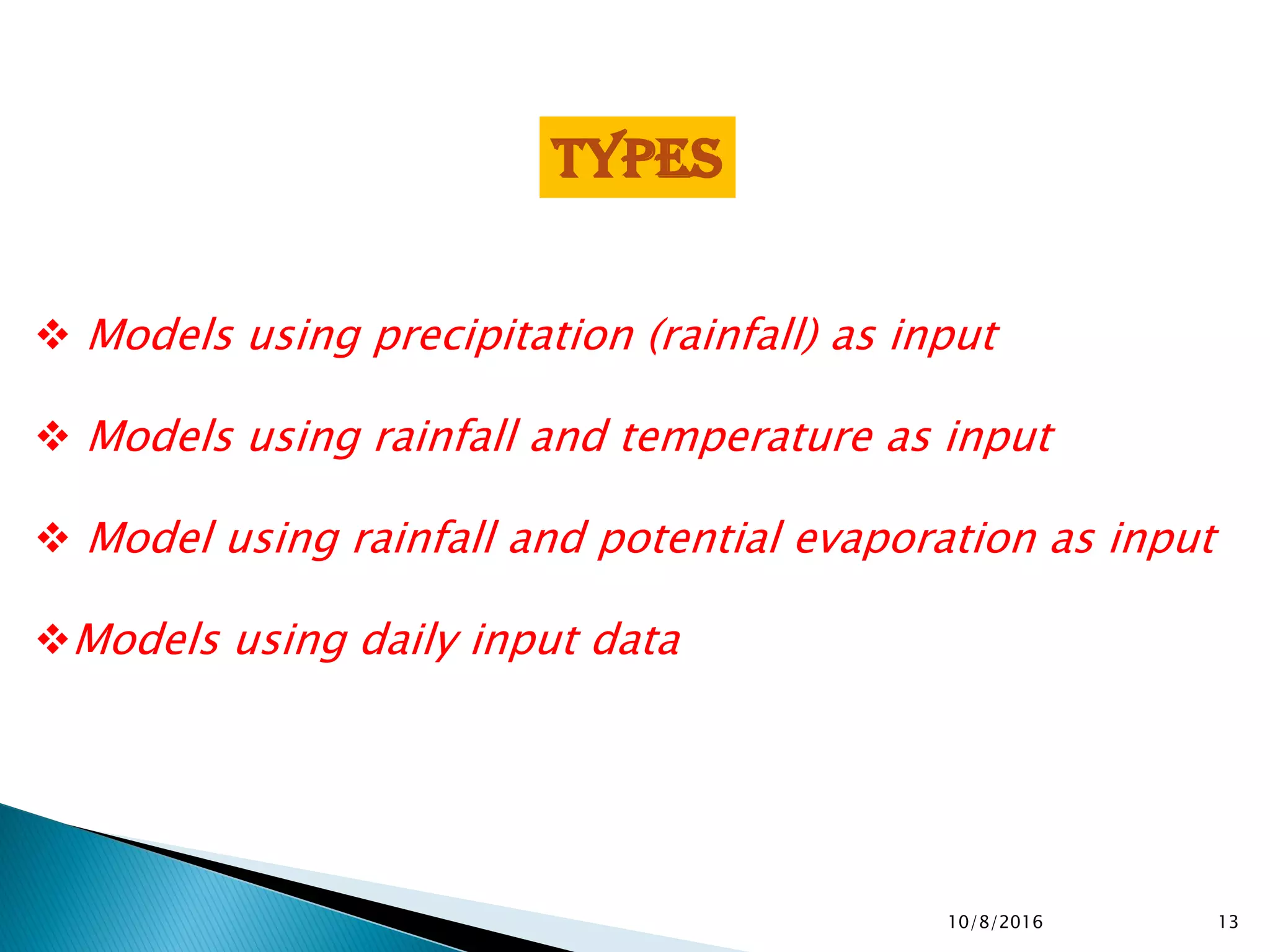 Water balance calculation | PDF
