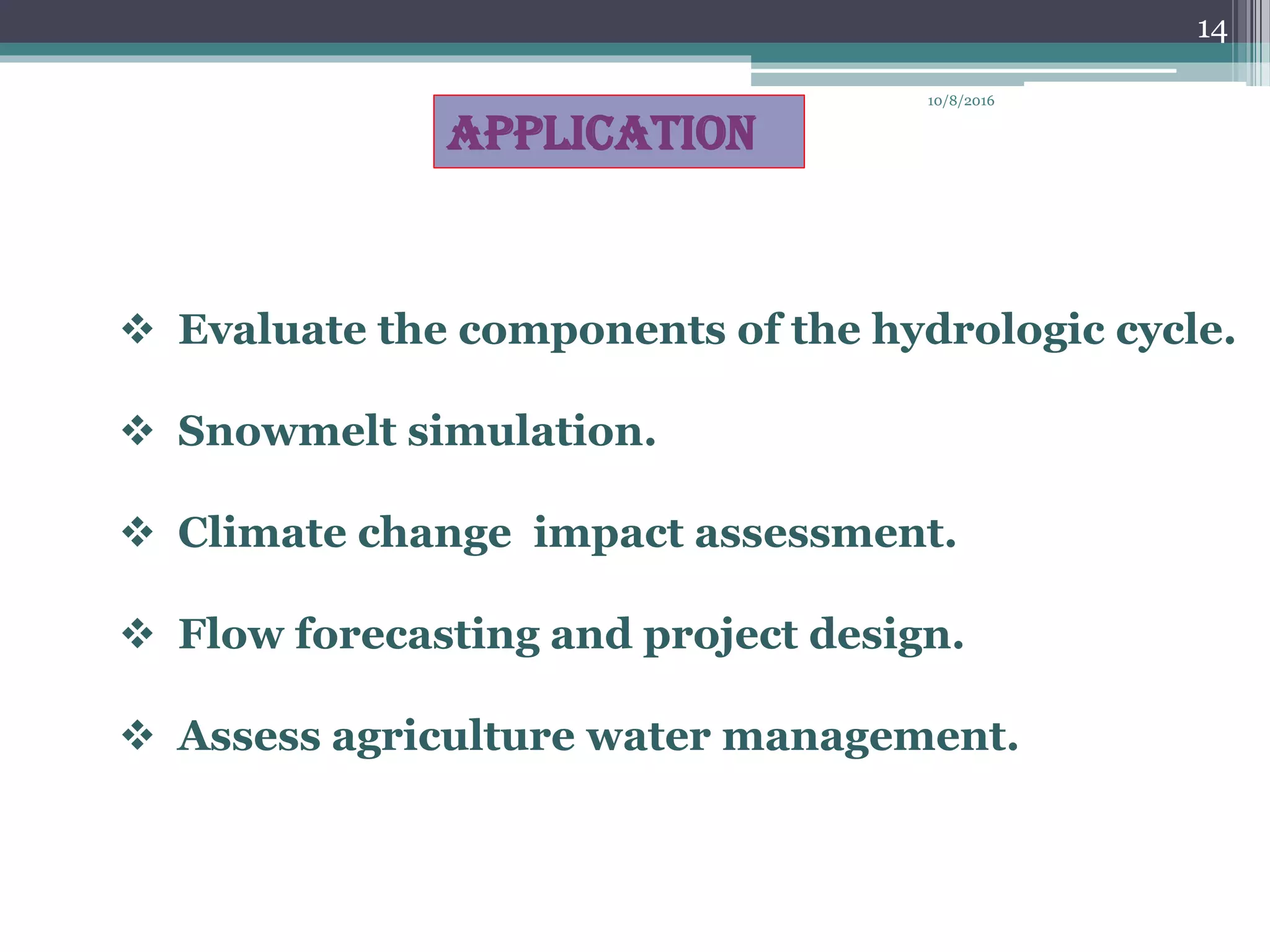 Water balance calculation | PDF