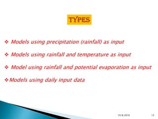 Water balance calculation | PDF