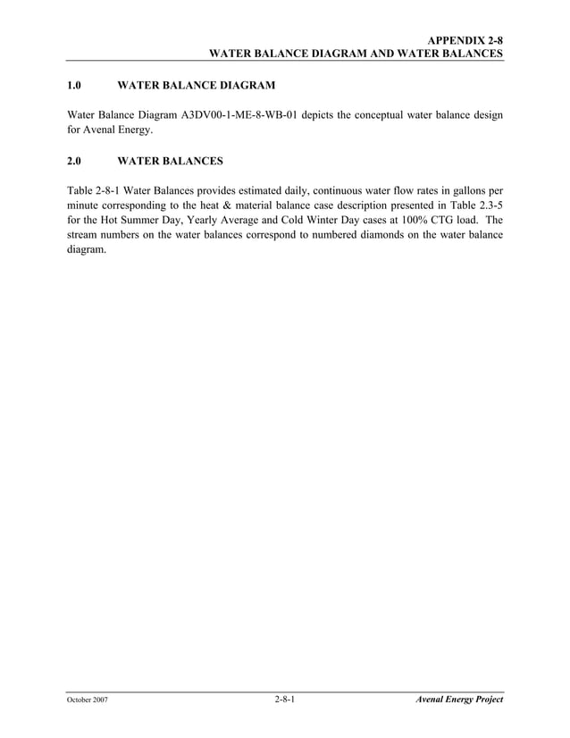 Water balance diagram | PDF | Chemistry | Science