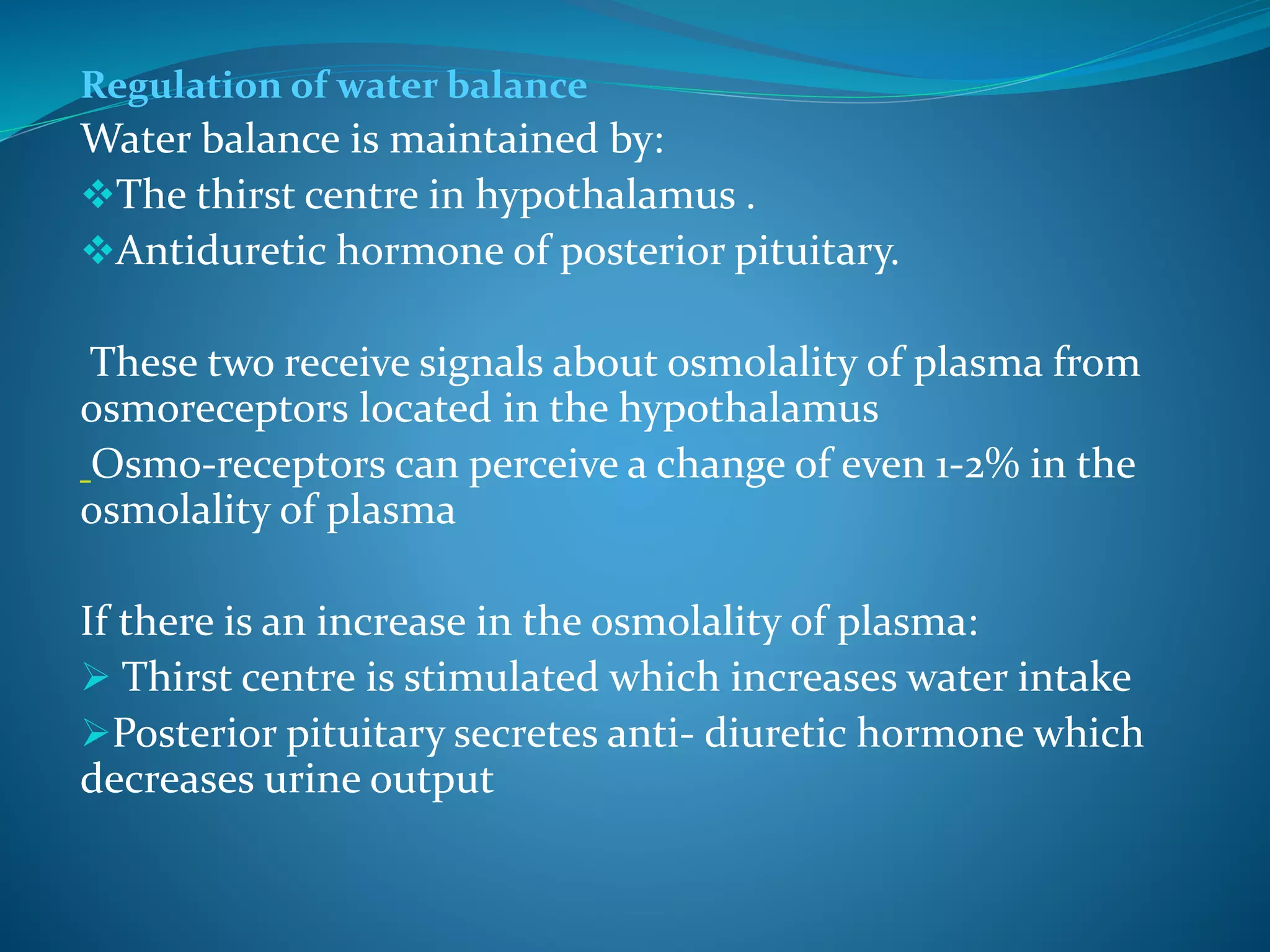 Water balance ppt | PPTX