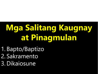 Manual on Biblical Water Baptism for Born-Again Christians | PPTX