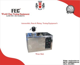 Water bath | PDF