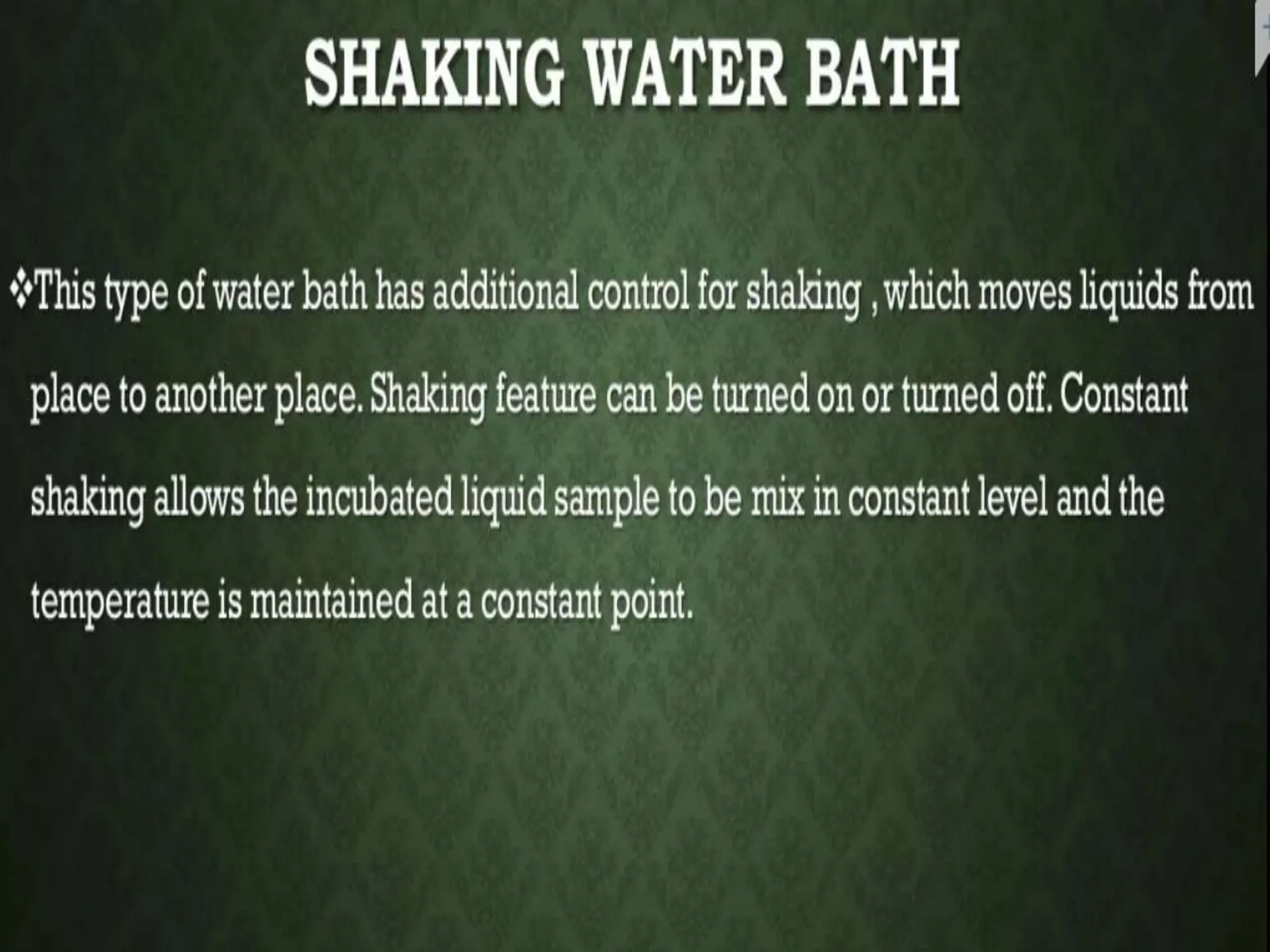 water bath.ppt water bath.pptwater bath.ppt