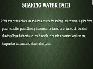 water bath.ppt water bath.pptwater bath.ppt