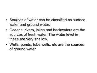 Water below the ground | PPTX