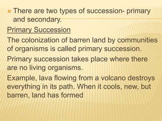 Water biomes and succession | PPTX | Biological Sciences | Science