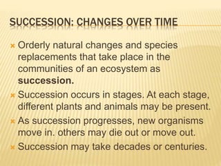Water biomes and succession | PPTX | Biological Sciences | Science