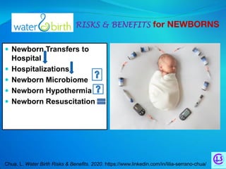 Water birth. Risk & Benefits | PDF