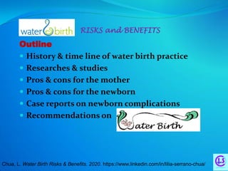 Water birth. Risk & Benefits | PDF