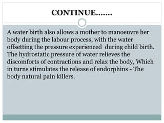 Water birth delivery PPT-1.pptx