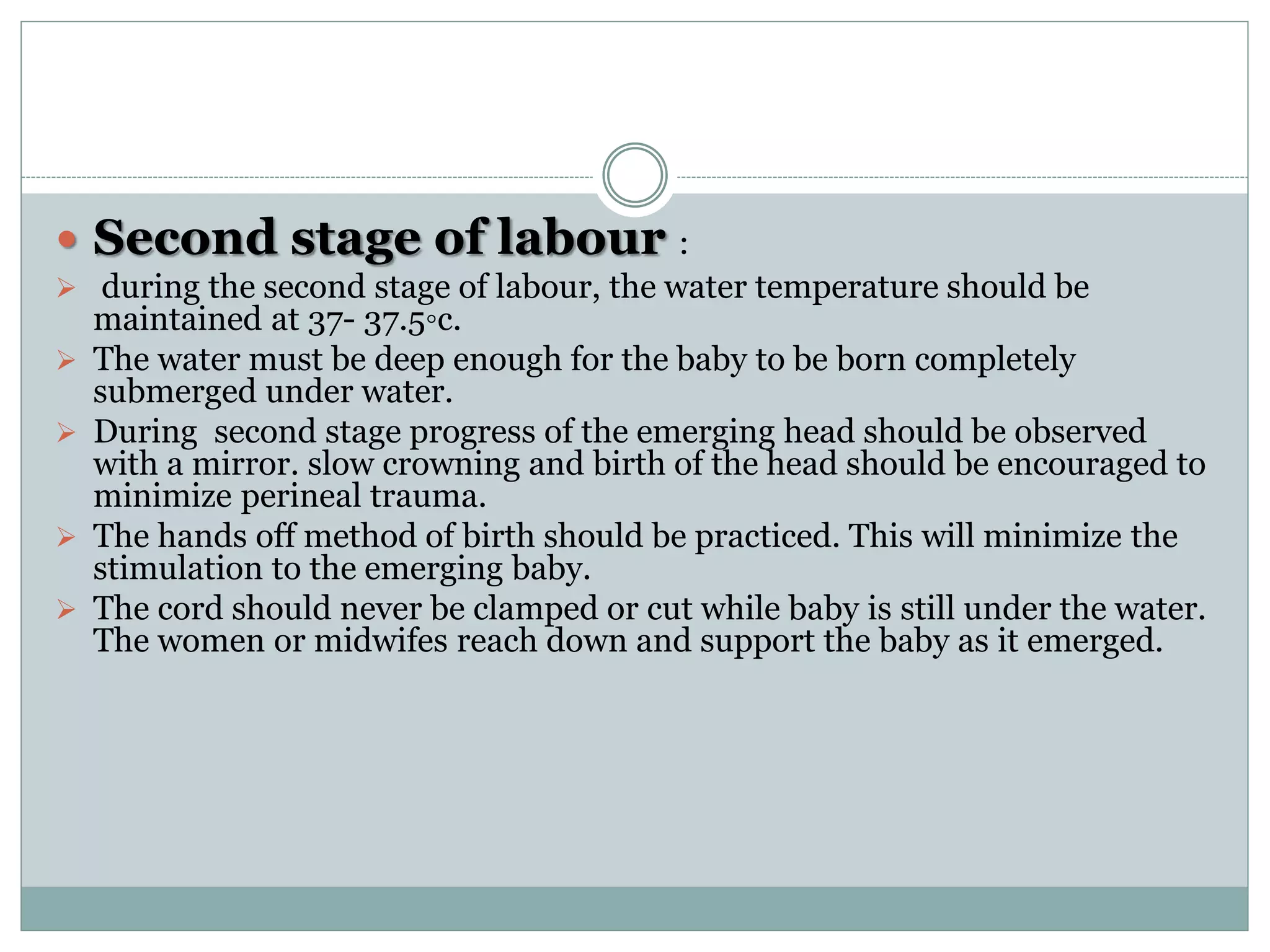 Water birth delivery PPT.pptx