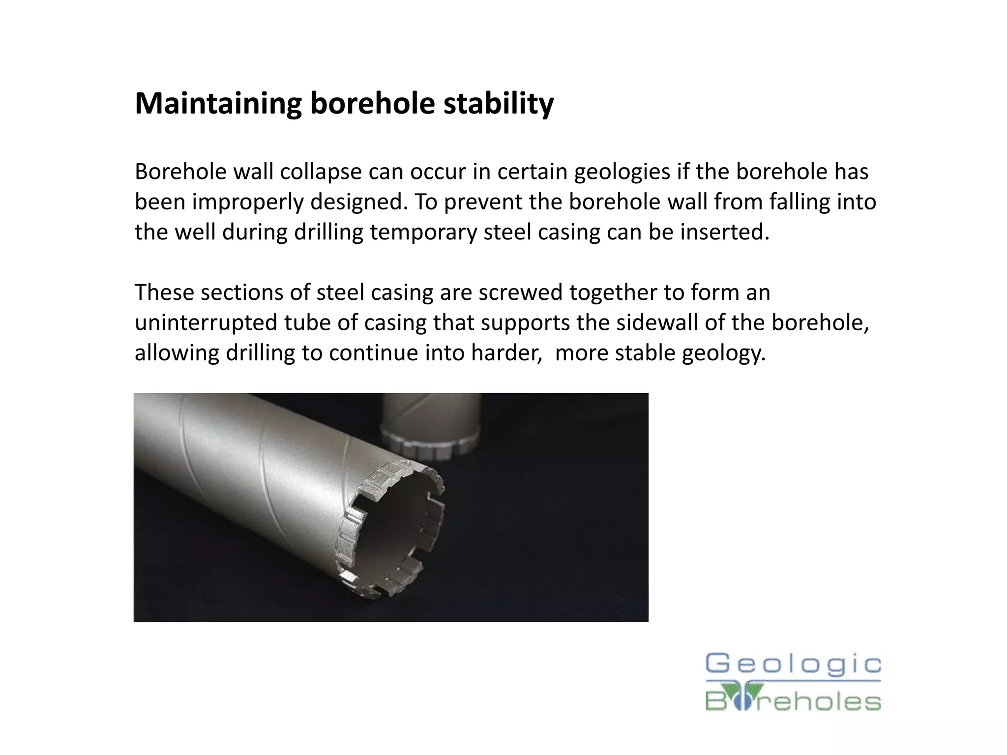 Water borehole drilling and installation | PPTX