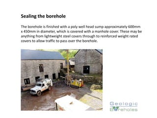 Water borehole drilling and installation | PPTX