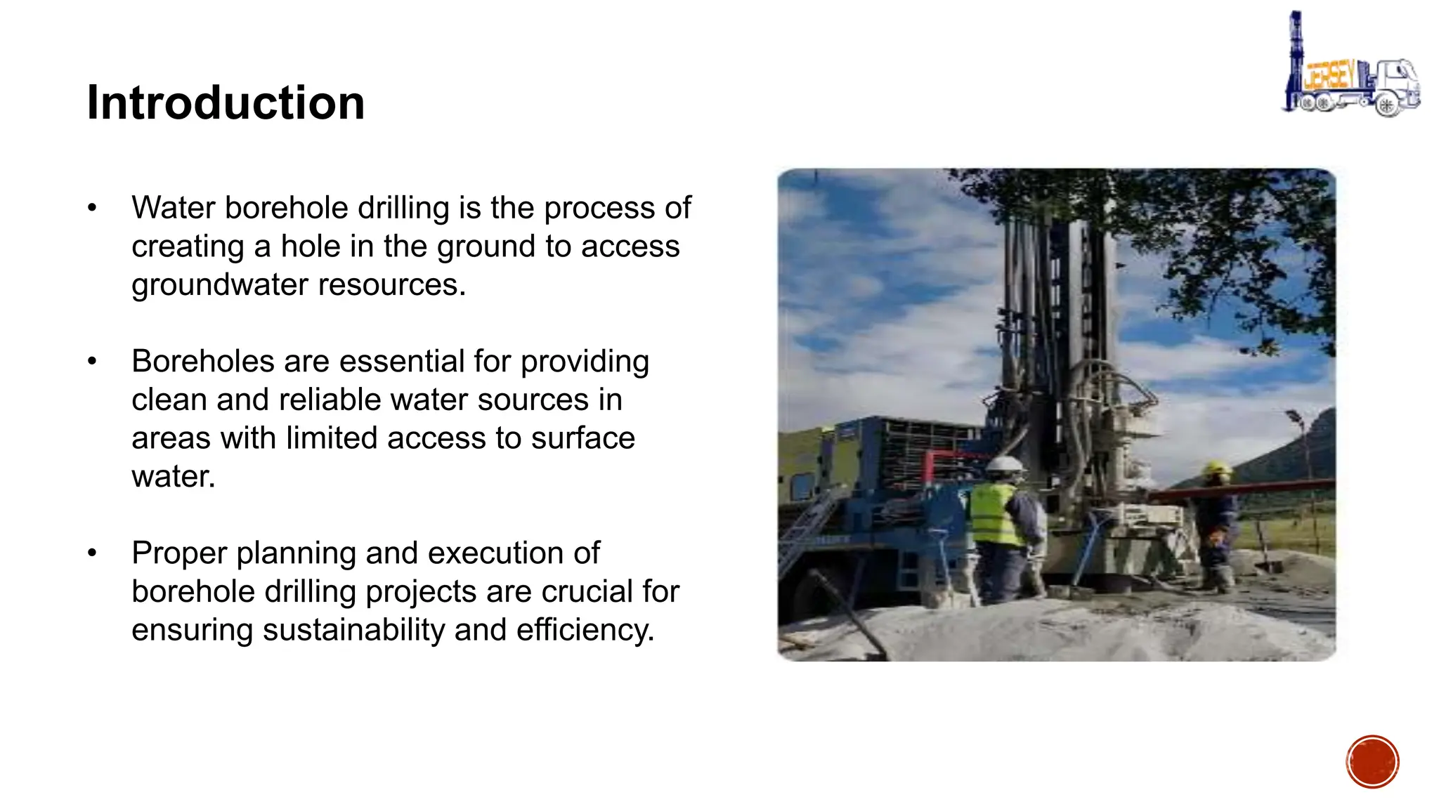 water borehole and drilling services in Tanzania | PPTX