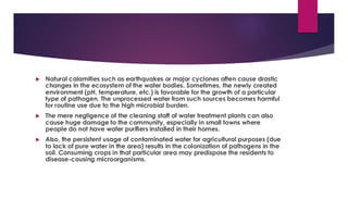 water borne disease- Environmental microbiology | PDF